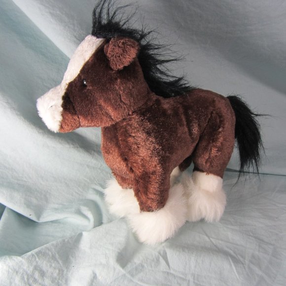 GANZ | Toys | Plush Ganz Webkinz Hm39 Clydesdale Horse Stuffed Animal ...